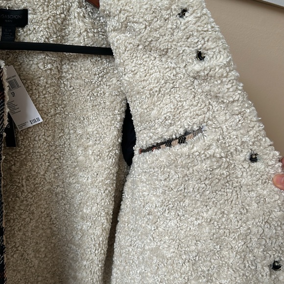 Magaschoni | Jackets & Coats | Nwt Magaschoni Wool Blend Sherpalined ...